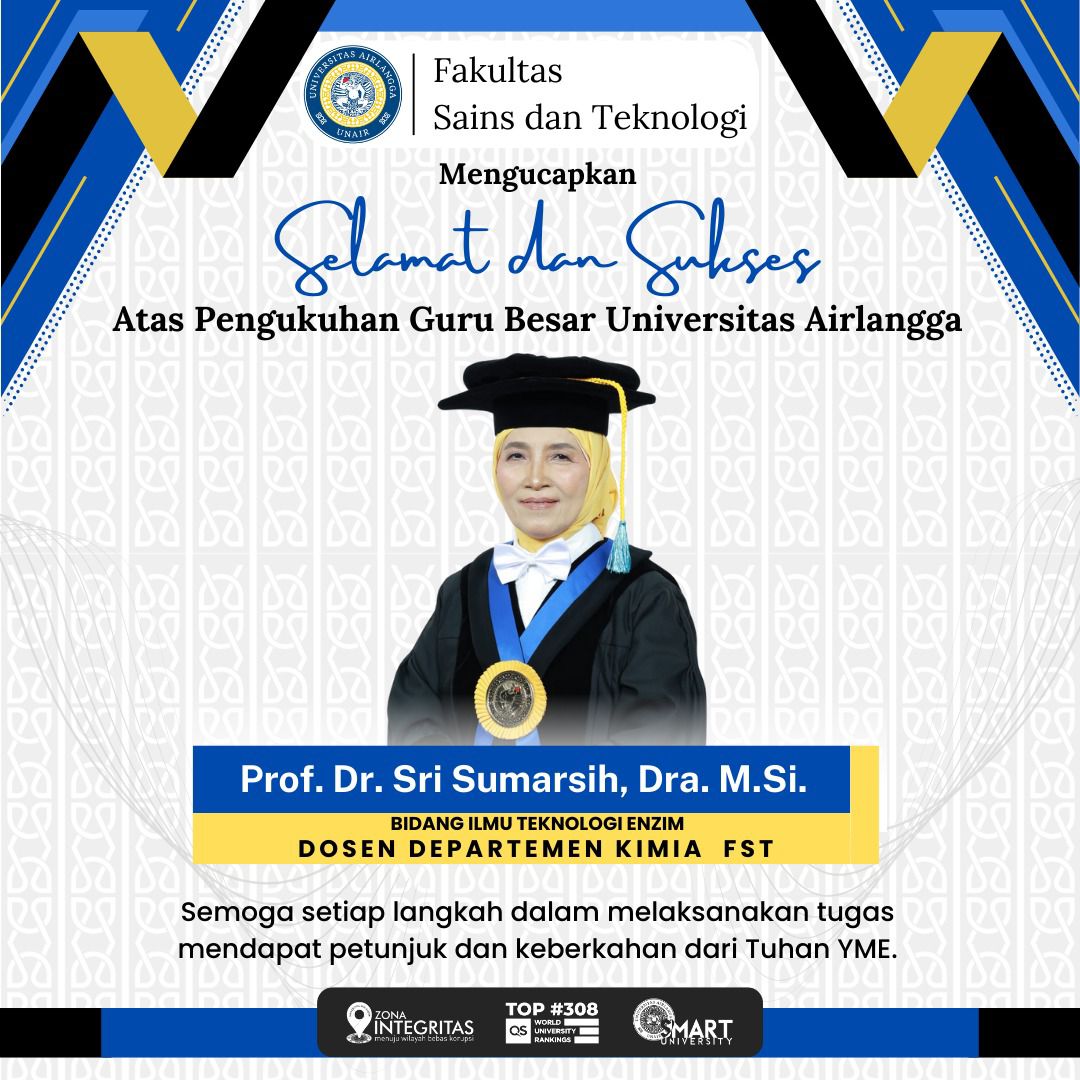 Pengukuhan Guru Besar Fakultas Sains dan Teknologi UNAIR, Prof. Dr. Sri ...